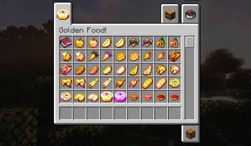 Golden Foods Mod para Minecraft 1.21.1, 1.20.1, 1.19.2 y 1.18.2 ...