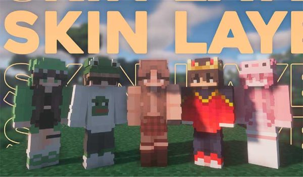 Skin Layers 3D Mod para Minecraft 1.21.10, 1.20.1, 1.19.2, 1.18.2 y 1. ...